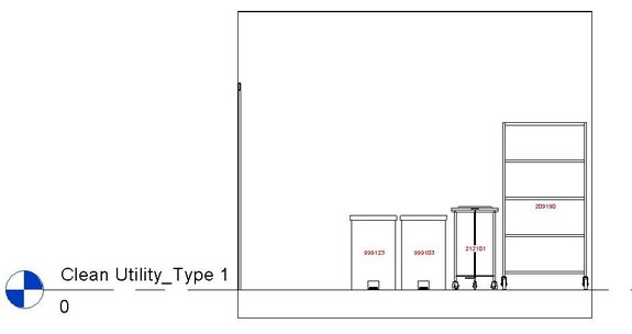 Clean Utility_Type I Revit Model Revit Families - bim1modeler. All ...