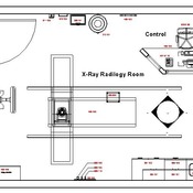 Radiology X-ray exam room Revit Model Revit Families - bim1modeler. All ...
