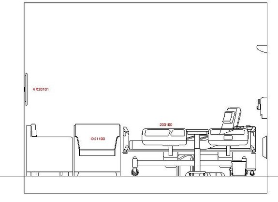 Single-Bed Patient room_Type I Revit Model Revit Families - bim1modeler ...