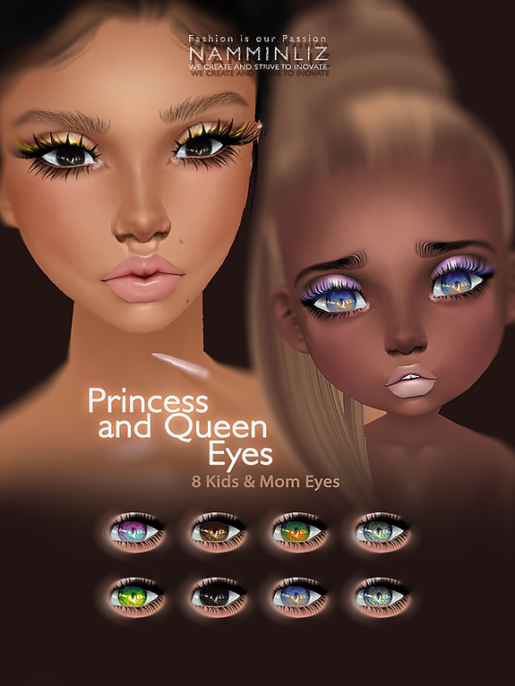 Princess & Queen Eyes (8 eyes PNG) - namminliz. A Fantasy world welcome ...