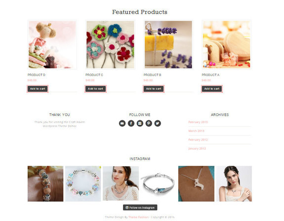 WordPress Theme Genesis Theme Ecommerce Theme Woocommerce Craft 