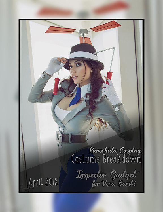 Inspector Gadget Costume Breakdown - kuroshidacosplay. This PDF will show you how I made Vera Bambis