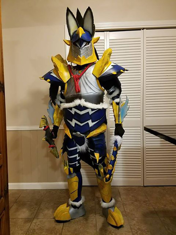 JinougaZinogre Male Armor Patterns - Monster Hunter - kuroshidacosplay ...