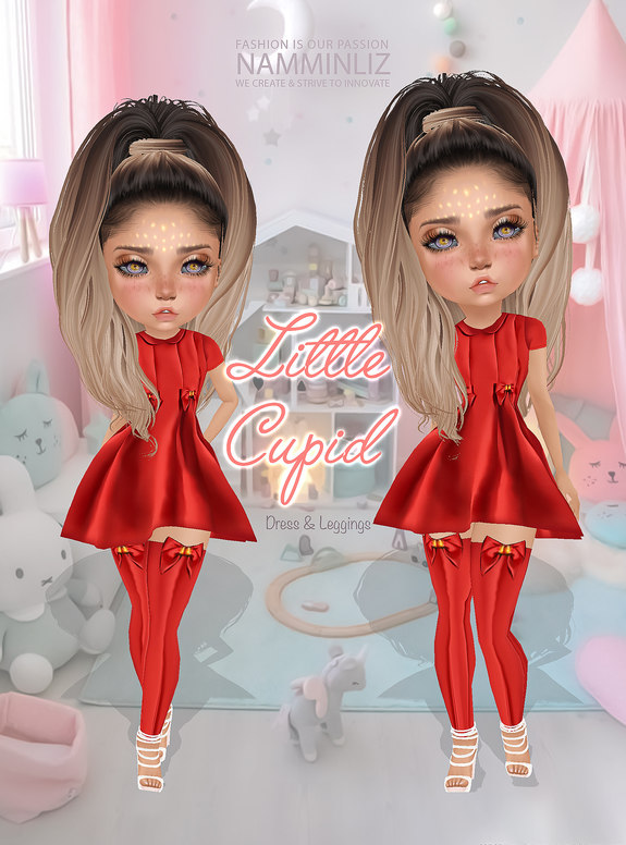 Little Cupid Full Set Dresses & Leggings Textures JPG CHKN - namminliz ...