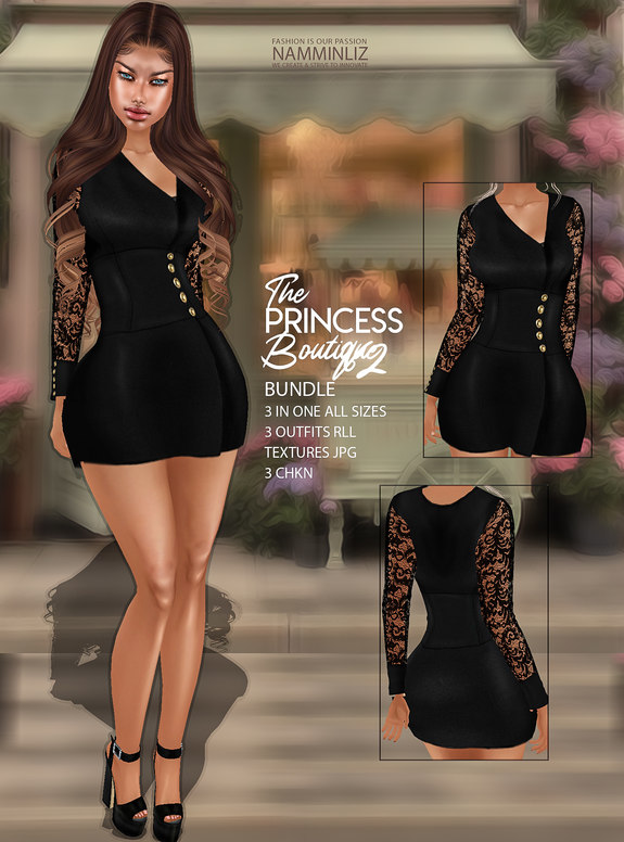 The Princess Boutique V2 Bundle 3 in one All sizes 3 Outfits RLL ...