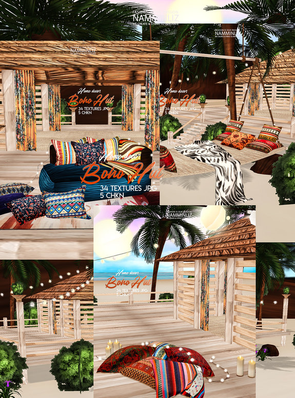 Boho Hut Home decor 34 Textures JPG 5 CHKN - namminliz. Back to rich ...