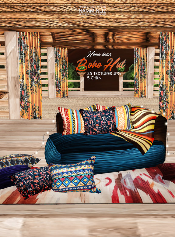 Boho Hut Home decor 34 Textures JPG 5 CHKN - namminliz. Back to rich ...