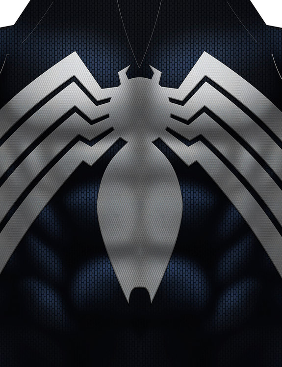 Spider-Man Black Suit Classic - Real Heroes Design. Dye Sublimation ...