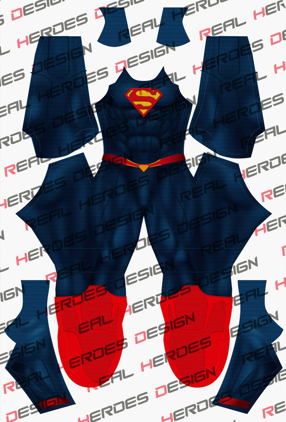 Superman & Lois Cosplay Pattern - Real Heroes Design. Dye Sublimation ...