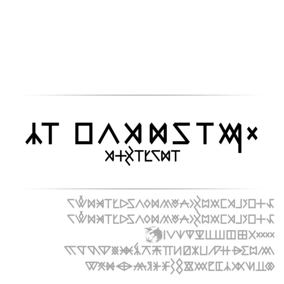 Elder Runes (Hen Llinge) - Arcana Foundry. Hen Llinge, or Elvish, is ...