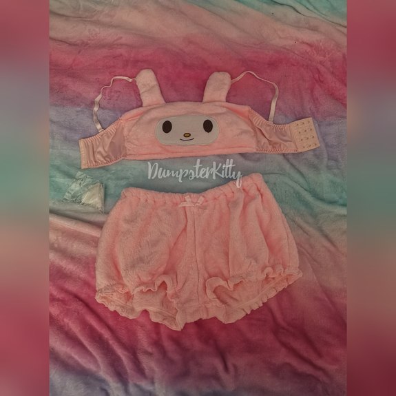 My Melody fluffy set (2020) - DumpsterKitty. The complete My Melody ...
