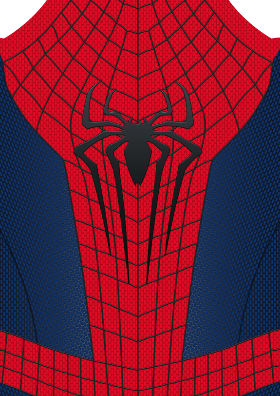 (NO MUSCLE SHADING) The Amazing Spider-Man 2 cosplay Pattern - Real ...