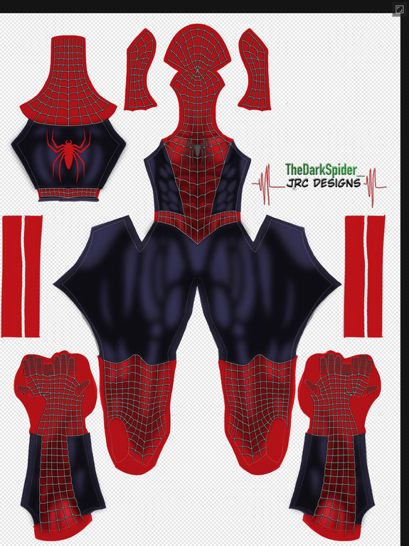 Spider Man 3 Red Suit Pattern File Js corruption From Sam Raimis
