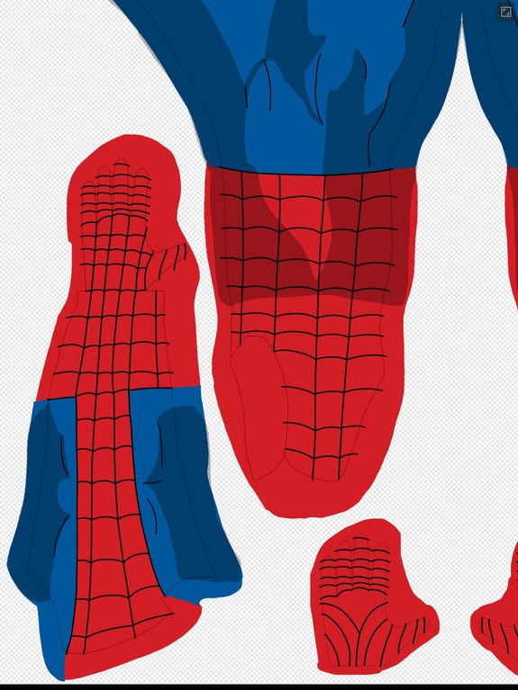 Spider-Man TAS 1994 suit pattern - TheDarkSpider_. Based on the 1994 ...
