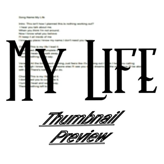 My Life - Digital Market. Please Note:My Life song lyrics is written by ...