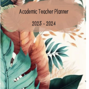 2023-2024 Teachers Digital Academic planner - justruss. Introducing the ...