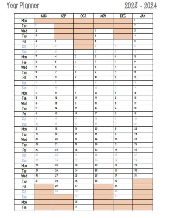 2023-2024 Teachers Digital Academic planner - justruss. Introducing the ...